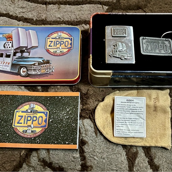 Zippo | Other | 998 Limited Ed Zippo Lighter 1947 Chrysler Saratoga New Yorker Car Keychain ...